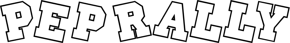 Pep Rally font