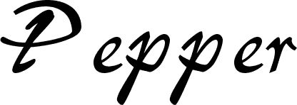 Pepper font