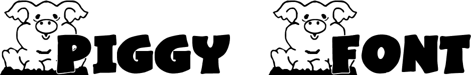 Piggy Font font
