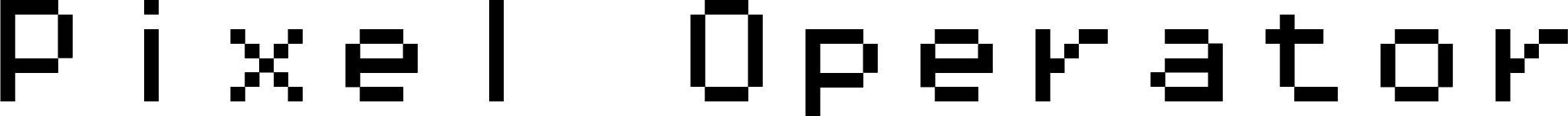 Pixel Operator Mono 8 font