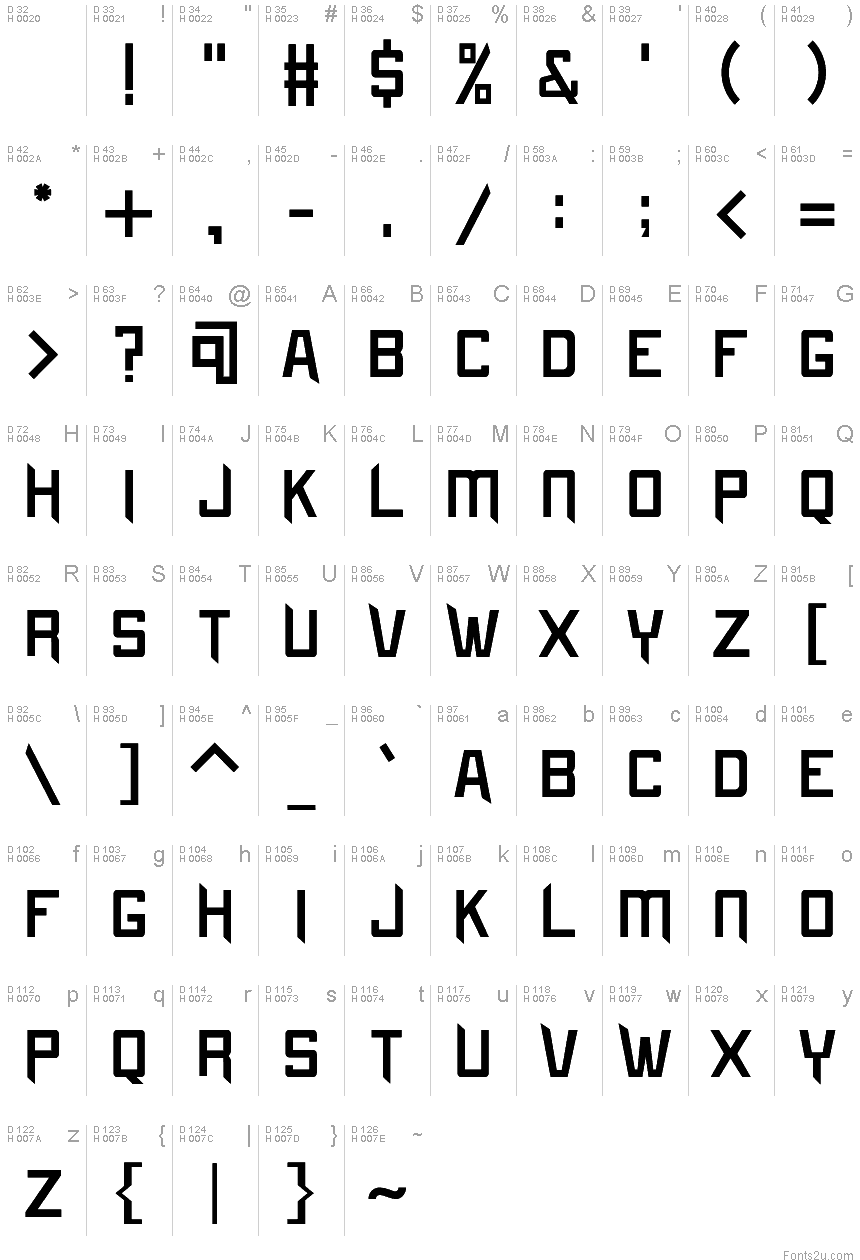 Production-Regular font