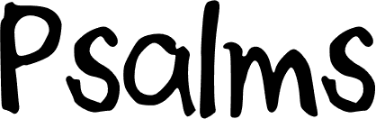 Psalms font