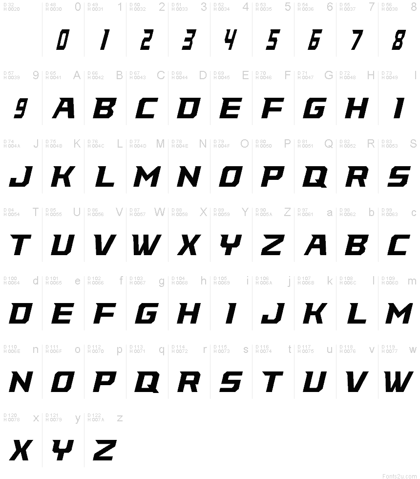 Rawlings Method font