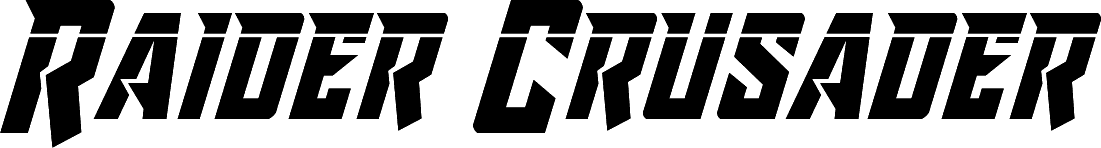 Raider Crusader Laser font