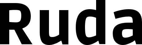 Ruda Black font