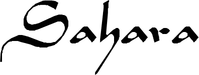 Sahara-Normal font