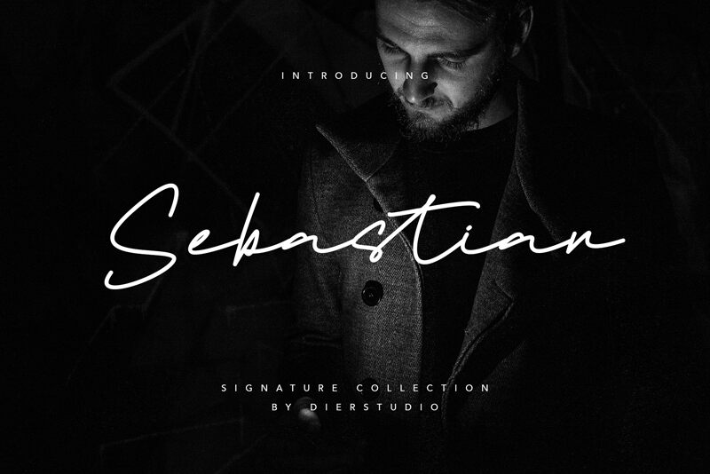 Sebastian Signature font