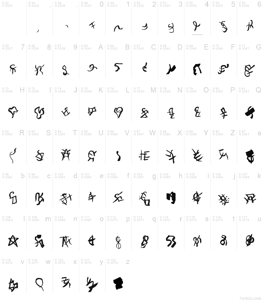 Secret Code Regular font