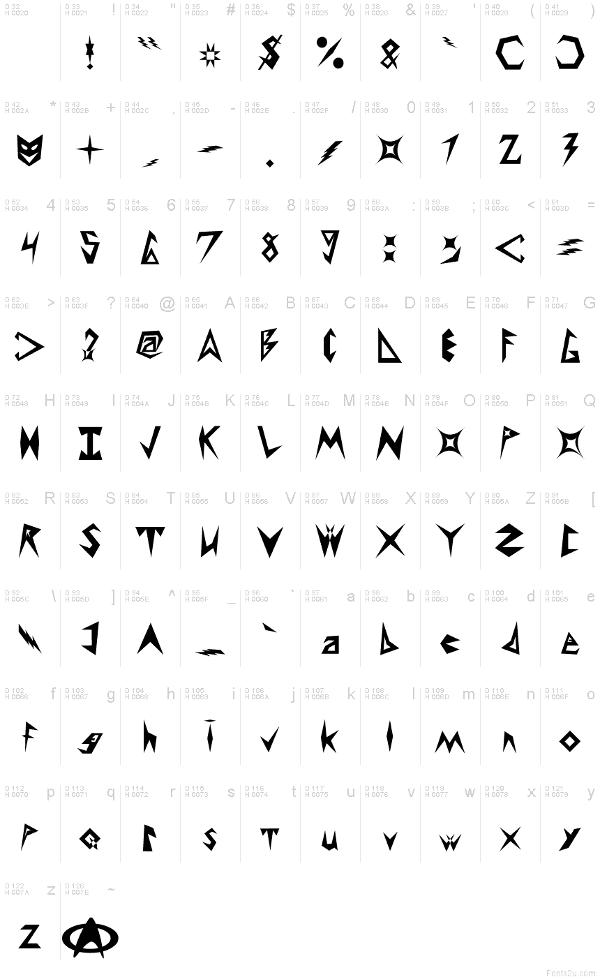 Sharp Points 2.0 font