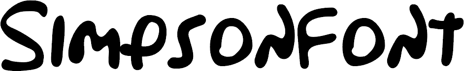 Simpsonfont font