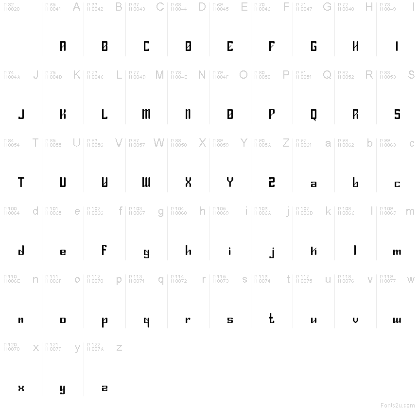 sliders Regular font