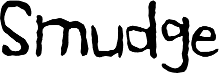 Smudge font