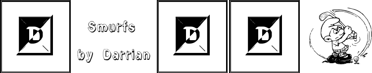 Smurf font