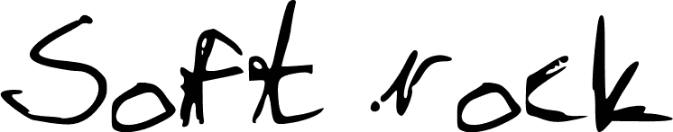 Soft rock font