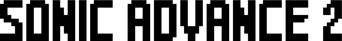 Sonic Advance 2 Regular font