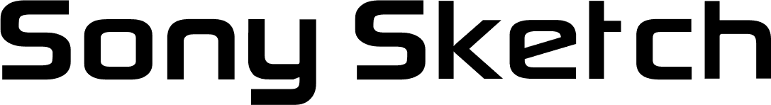 Sony Sketch EF Bold Schriftart