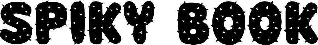 Spiky Book Regular font