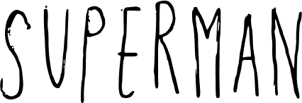 Superman Regular font