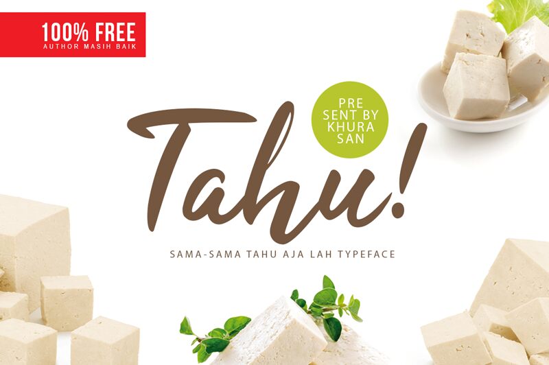 Tahu! font