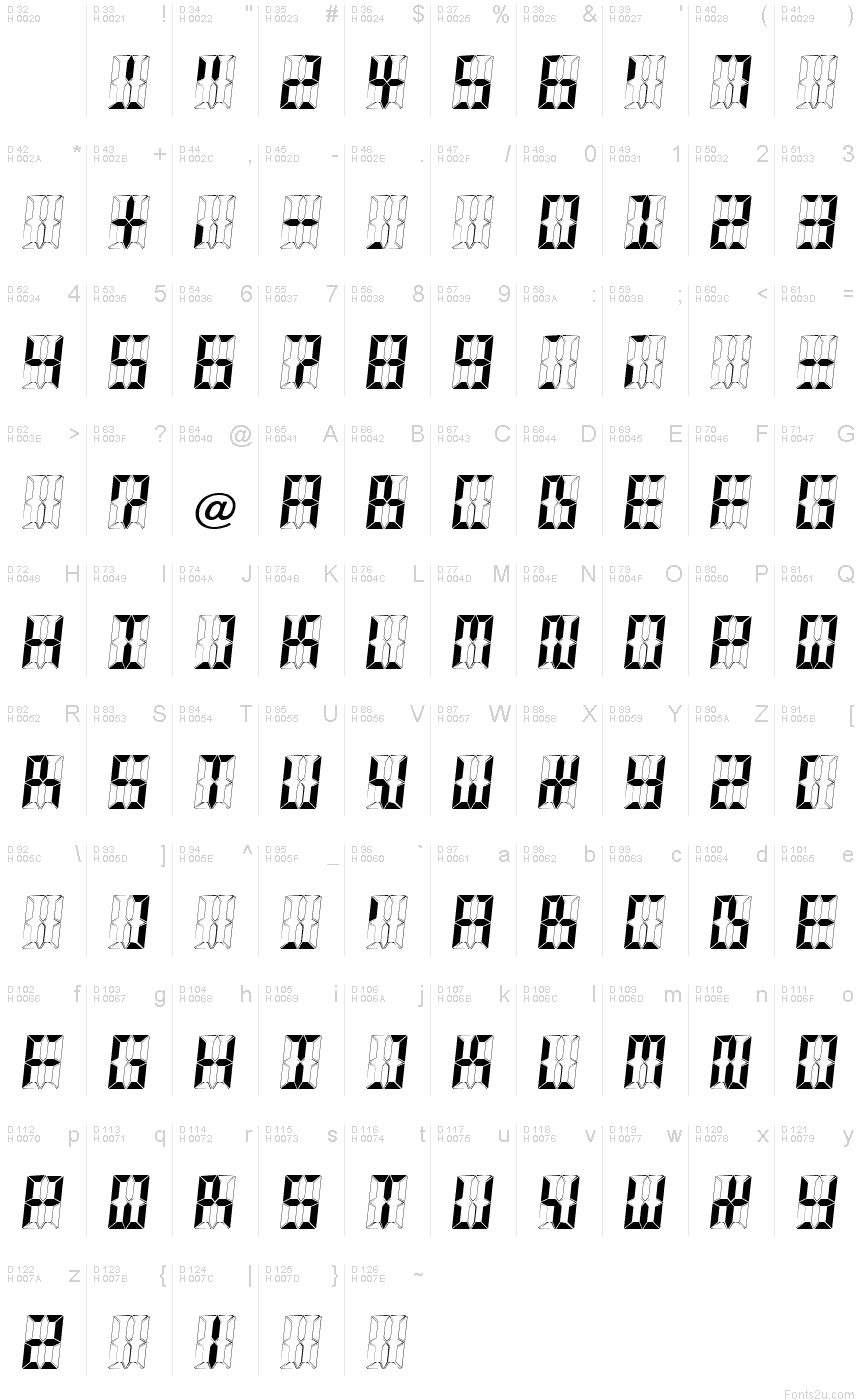 TESLA_19 font
