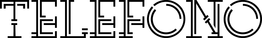 telefono font
