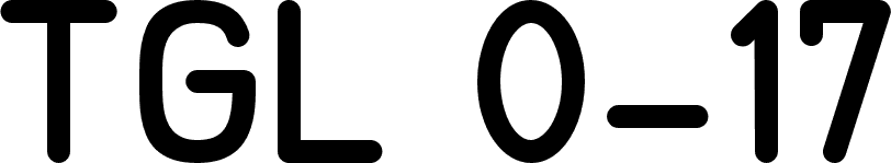 TGL 0-17 font