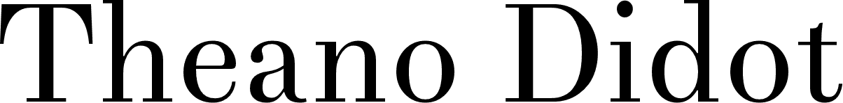 Theano Didot Regular font