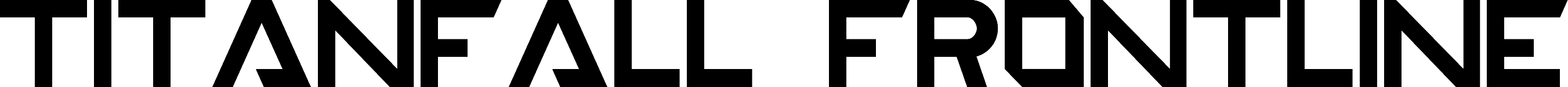 TITANFALL FRONTLINE font