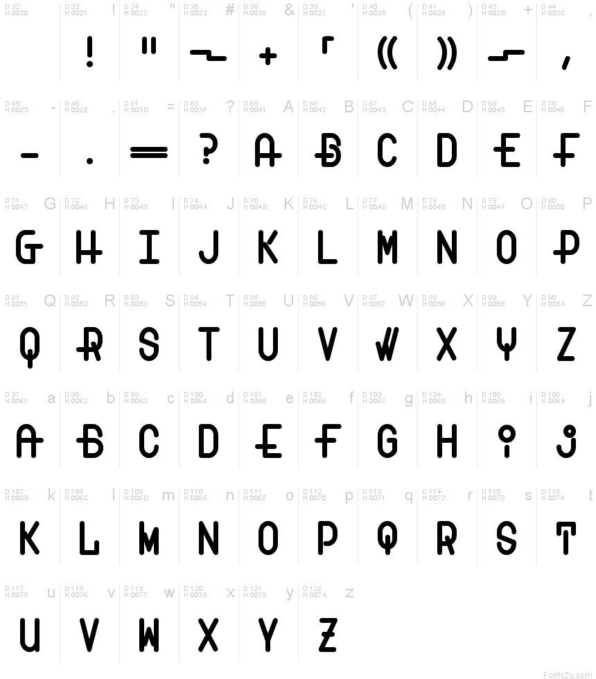 Transam font