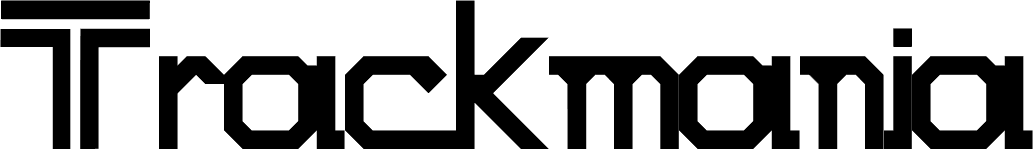 Trackmania Schriftart