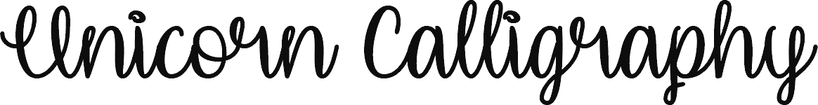 Unicorn Calligraphy font