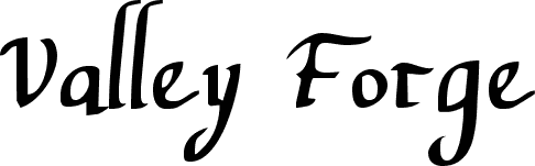 Valley Forge font
