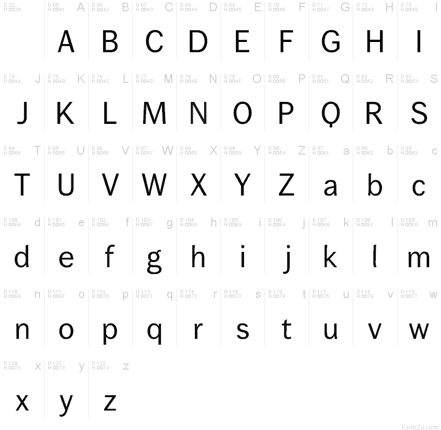 WendelinReduced-Normal font