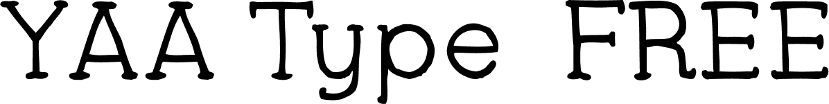 YAA Type - FREE font