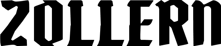 Zollern Extra-Expanded font