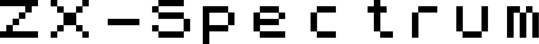 ZX Spectrum font